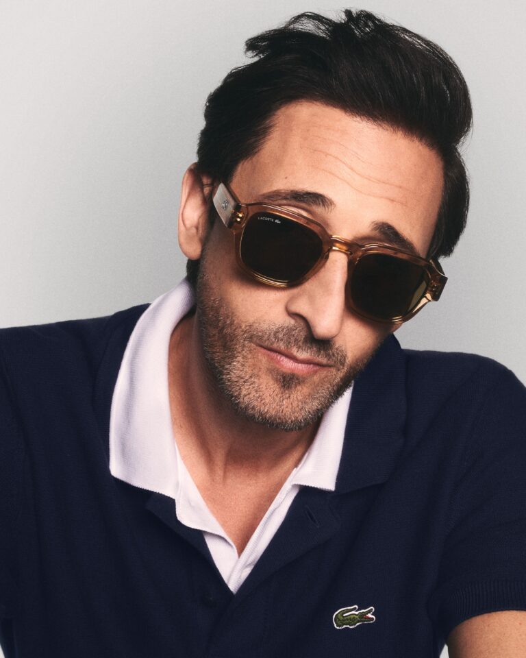 LACOSTE: ADRIEN BRODY VOLTO DELLA LINEA EYEWEAR